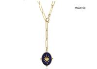 China White Fritillary Inlaid Love Sun Pendant Necklace For Girlfriend for sale