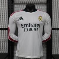 China Player Real Madrid Long Sleeve Jersey 26-27 Quick Drying Breathable Football Shirt for sale