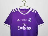 China Real Madrid Vintage Short Sleeve Shirt Away 2016-2017 Retro Football Jersey for sale