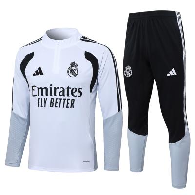 China Half Zip Real Madrid Training Suit Set 26-27 Season Football Training Jacket for sale