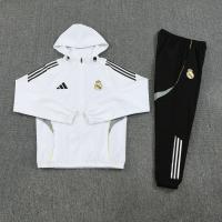 China Real Madrid Windbreaker Jacket Set Hooded 26-27 Season Football Training for sale