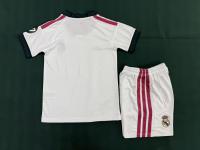 China Real Madrid Kids Soccer Jerseys Home Fan Version 26-27 Season Football Set for sale