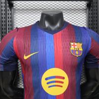 China Barcelona Home Player Version Jersey 26-27 Moisture Wicking Breathable Football Jersey for sale