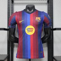 China Barcelona Home Player Version Jersey 26-27 Moisture Wicking Breathable Football Jersey for sale