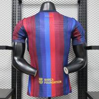 China Barcelona Home Player Version Jersey 26-27 Moisture Wicking Breathable Football Jersey for sale