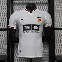 China Valencia Home Player Version Football Jersey 26-27 Fast Drying Air Permeable Football Shirt for sale