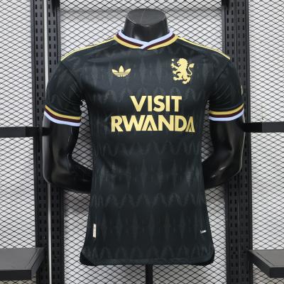 China Villa Away Player Version Jersey 26-27 Air Permeable Quick Drying Soccer Shirt for sale