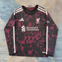 China Two Player Liverpool Long Sleeve Jersey 26-27 Quick Drying Breathable Football Shirt for sale
