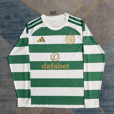 China Celtics Home Long Sleeved Soccer Jersey 26-27 Air Permeable Quick Drying for sale