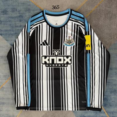 China Advertising Newcastle United Long Sleeved Soccer Jersey 26-27 Quick Drying Breathable for sale