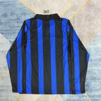 China Milan Home Long Sleeve Jersey 26-27 Quick Drying Breathable Soccer Shirt for sale