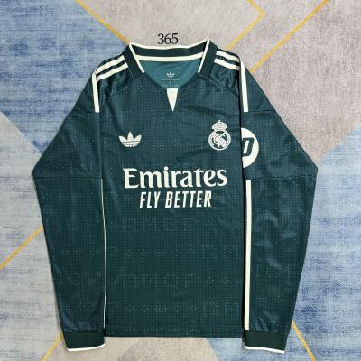 China Real Madrid Long Sleeve Jersey 26-27 Quick Drying Breathable Football Shirt for sale