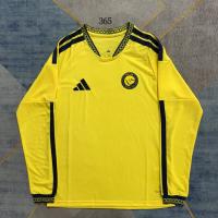 China Riyadh Home Long Sleeved Soccer Jersey 26-27 Air Permeable Quick Drying for sale