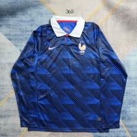 China France Home Long Sleeve Jersey 26-27 Quick Drying Breathable Football Shirt for sale