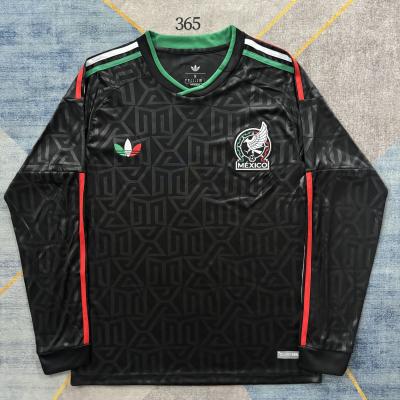 China Mexico Two Player Long Sleeve Jersey 26-27 Moisture Wicking Breathable for sale