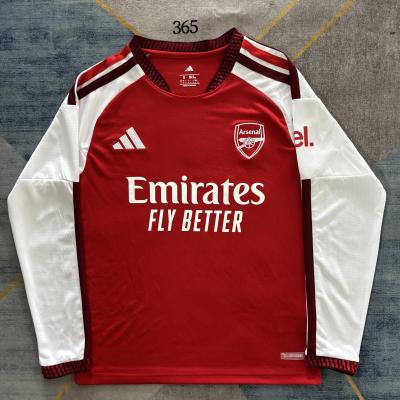 China Arsenal Home Long Sleeved Soccer Jersey 26-27 Air Permeable Quick Drying for sale