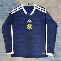 China Scotland Home Long Sleeve Jersey 26-27 Quick Drying Breathable Soccer Shirt for sale