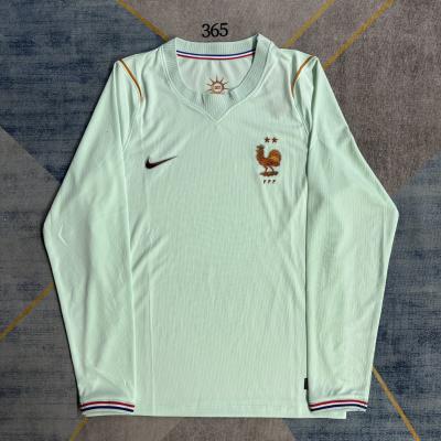 China France Away Long Sleeved Soccer Jersey 26-27 Air Permeable Quick Drying for sale