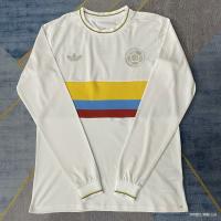 China Columbia Anniversary Long Sleeved Soccer Jersey 26-27 Quick Drying Breathable Football Shirt for sale