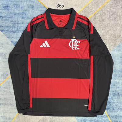 China Flamengo Home Long Sleeve Football Jersey 26-27 Quick Drying Breathable Football Shirt for sale