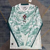 China Portugal Away Long Sleeve Jersey 26-27 Quick Drying Breathable Soccer Shirt for sale