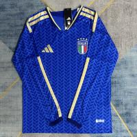 China Italy Home Long Sleeve Jersey 26-27 Quick Drying Breathable Football Shirt for sale