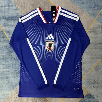 China Japan Home Long Sleeve Jersey 26-27 Quick Drying Breathable Football Shirt for sale