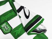 China Sporting Lisbon Retro Jersey Home 1999-2000 Quick Drying Breathable Football Shirt for sale