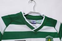 China Lisbon Home Vintage Short Sleeve Shirt 2003-04 Quick Drying Breathable Football Jersey for sale