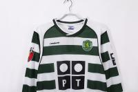 China Retro Football Jersey Lisbon 01-03 Quick Drying Breathable Long Sleeve Shirt for sale