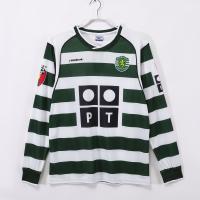 China Retro Football Jersey Lisbon 01-03 Quick Drying Breathable Long Sleeve Shirt for sale