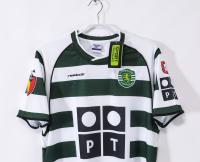 China Home Lisbon Vintage Short Sleeve Shirt 01-03 Quick Drying Breathable Football Shirt for sale