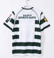 China Home Lisbon Vintage Short Sleeve Shirt 01-03 Quick Drying Breathable Football Shirt for sale