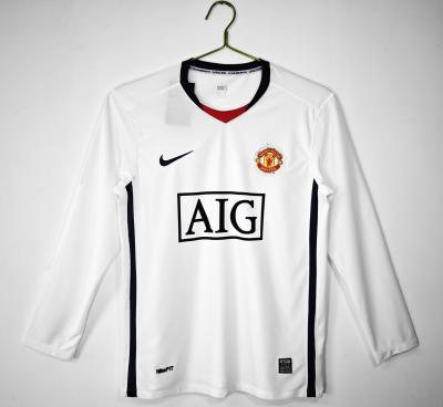 China Classic Club Retro Long Sleeve Jersey 2008-09 Quick Drying Breathable Football Shirt for sale