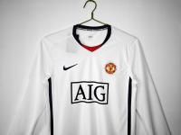 China Classic Club Retro Long Sleeve Jersey 2008-09 Quick Drying Breathable Football Shirt for sale