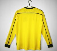 China Brazil Retro Long Sleeve Jersey Home 1998 Quick Drying Breathable Football Shirt for sale