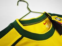 China Brazil Retro Long Sleeve Jersey Home 1998 Quick Drying Breathable Football Shirt for sale