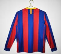 China Barcelona Home Long Sleeve Retro Jersey 10-11 Quick Drying Breathable Football Shirt for sale
