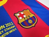China Barcelona Home Long Sleeve Retro Jersey 10-11 Quick Drying Breathable Football Shirt for sale