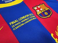 China Barcelona Home Long Sleeve Retro Jersey 10-11 Quick Drying Breathable Football Shirt for sale