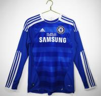 China Chelsea Retro Long Sleeve Football Shirt Home 10-11 Quick Drying Breathable for sale