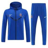 China Paris Football Windbreaker Jacket Long Zip Hooded 26-27 New Season Club Training for sale