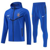 China Paris Football Windbreaker Jacket Long Zip Hooded 26-27 New Season Club Training for sale