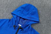 China Paris Football Windbreaker Jacket Long Zip Hooded 26-27 New Season Club Training for sale