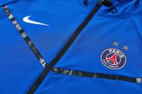 China Paris Football Windbreaker Jacket Long Zip Hooded 26-27 New Season Club Training for sale