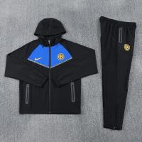 China Inter Milan Hooded Windbreaker Jacket Long Zip 26-27 New Season Club Football Training for sale