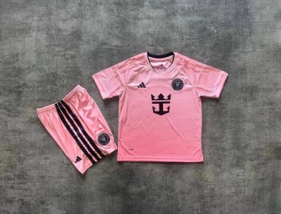 China Miami Home Custom Youth Soccer Jerseys Quick Drying Breathable 26-27 New Season Club Football for sale