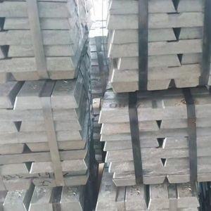 China High-Purity Zinc Ingot 99.995% - 25kg Ingot with 16x8x1.75 Inch Dimensions for sale