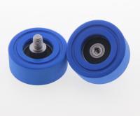 China Silicon Rubber / Urethane Molded Bearings - Flat, with Threaded Shaft(UMBH10-40 UMBT10-40 UMBH15-40 ） for sale