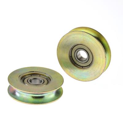 China 4x13x5mm V Groove Chrome Steel Track Roller Bearings /Sliding Door Track Roller/ Aluminum Sliding Window Roller for sale